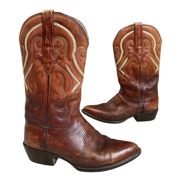 Denver Mountain | Shoes | Vintage Denver Mountain Western Boots Tan ...